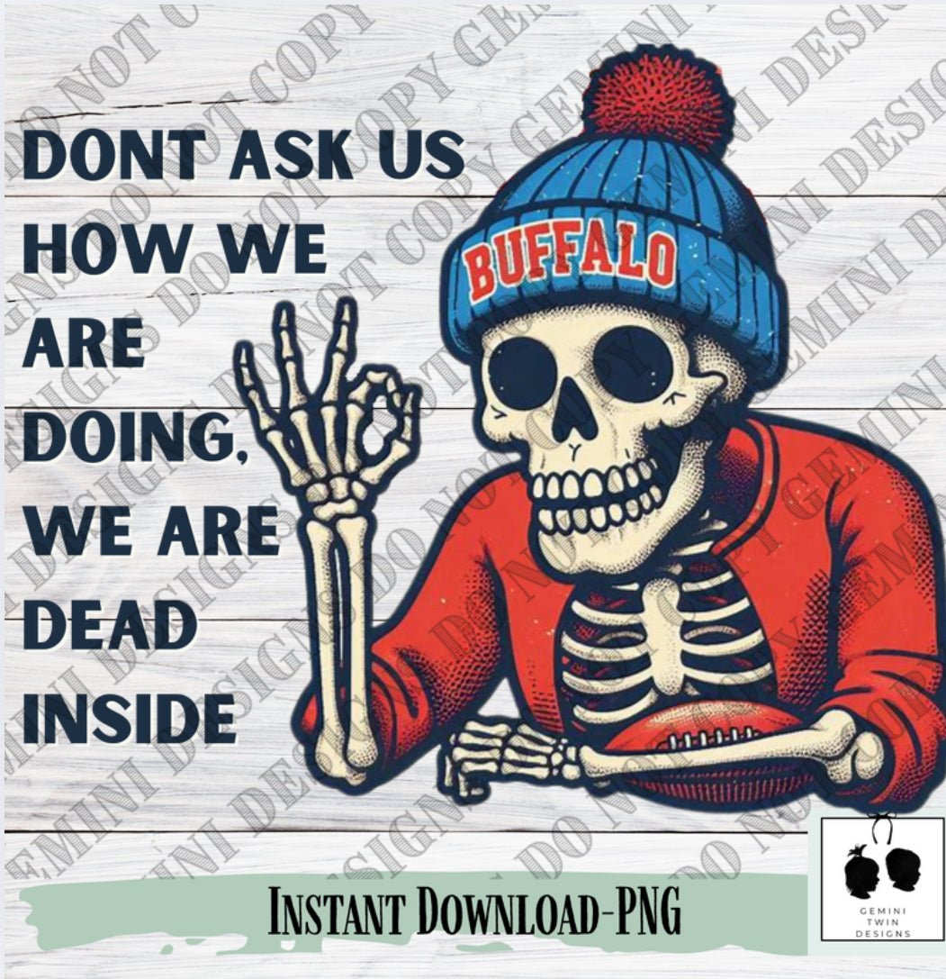 Dead Inside from AFC Champ Game – Gemini Twin Designs