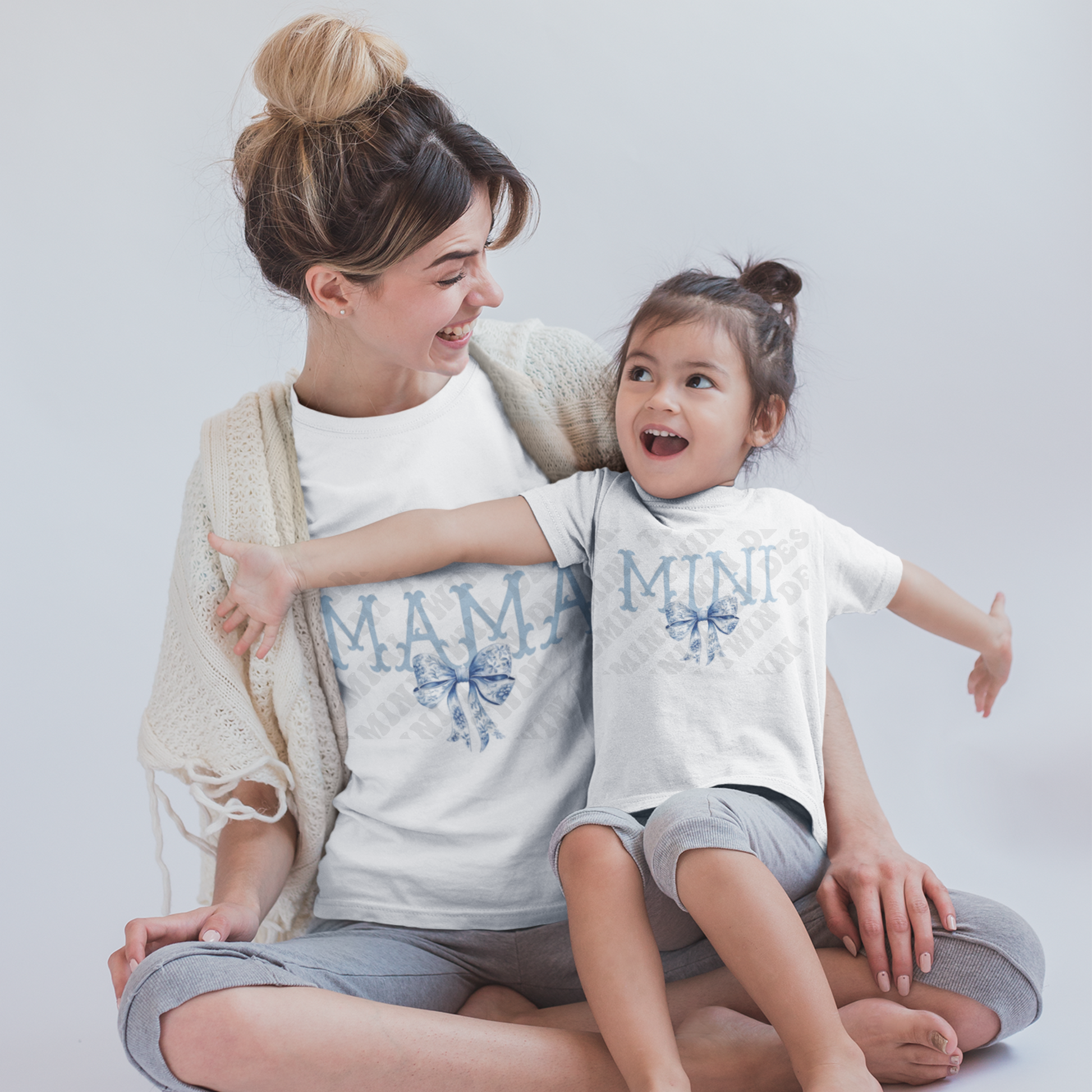 Mama Monday Bundle Blue Bow – Gemini Twin Designs